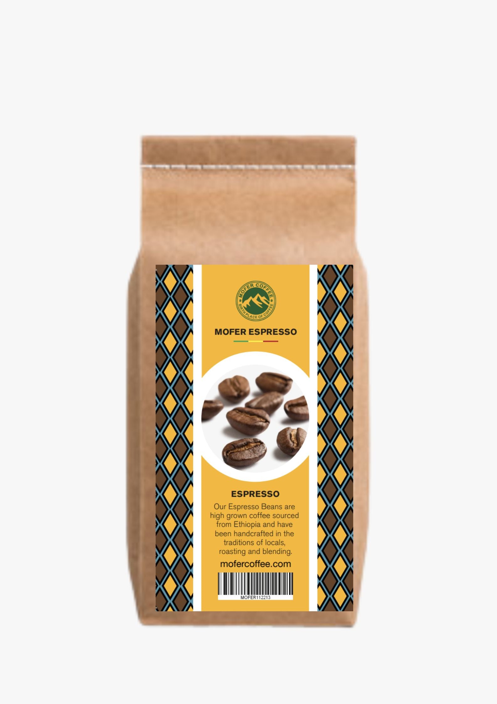 Ethiopian Espresso Whole Beans (Roasted) — MOFER COFFEE